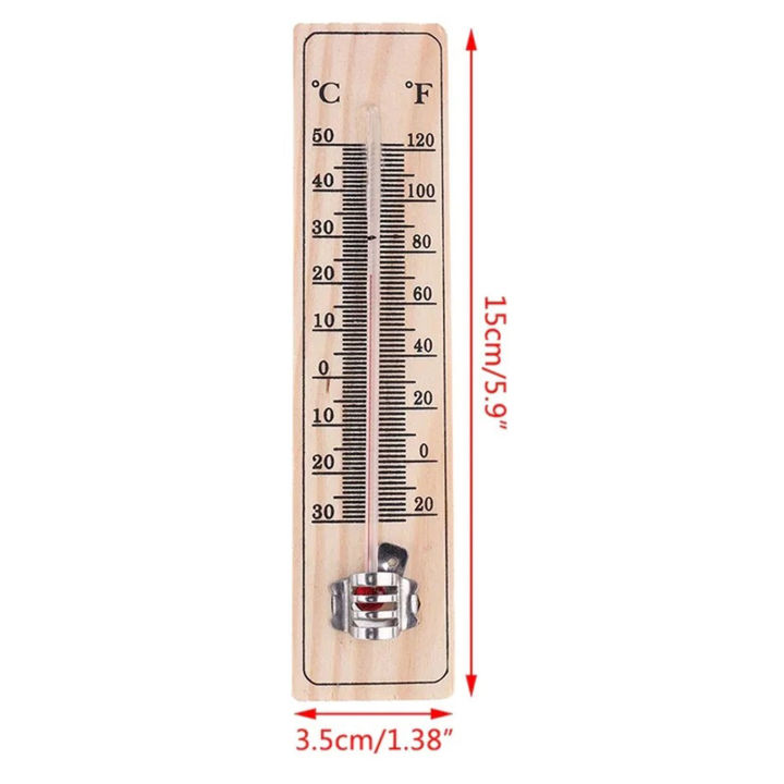 Room Thermometer Wooden & Hanging - Thermometer Wall Hang Indoor ...