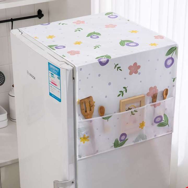 Double Door Refrigerator Covers Home Cabinet Protection Cover ...