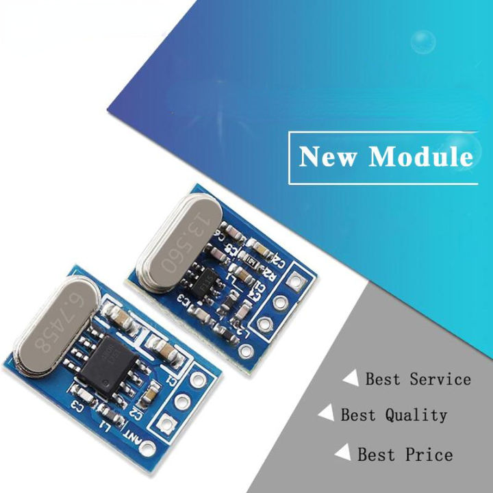 1Set 2Pcs 433MHZ Wireless Transmitter Receiver Board Module SYN115 ...