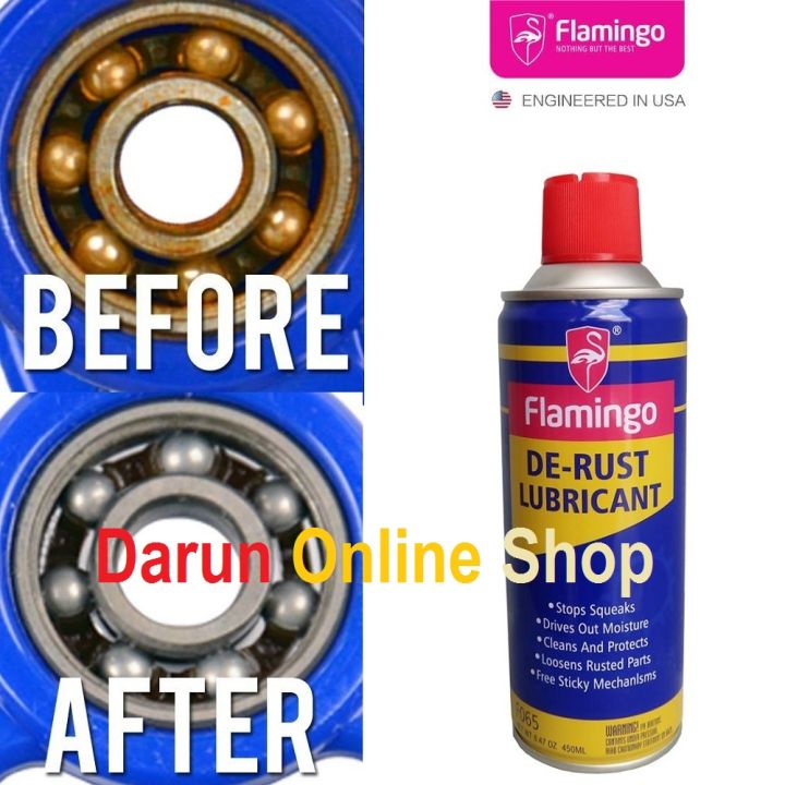 Flamingo De-Rust Lubricant F065 - 450ml, Anti-Rust Lubricant Quick ...
