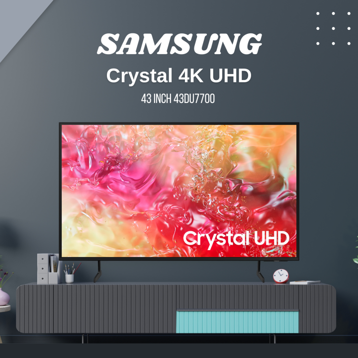 Samsung 43 Inch Crystal UHD 4K Smart TV (43DU7700) (2024) | Daraz.com.bd