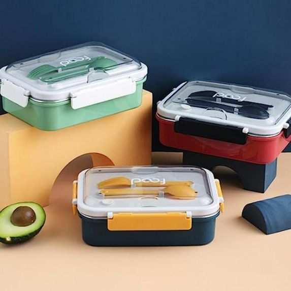 REDMART Lunch Box for Kids, Lunch Box for Kids – 3 Compartment ...