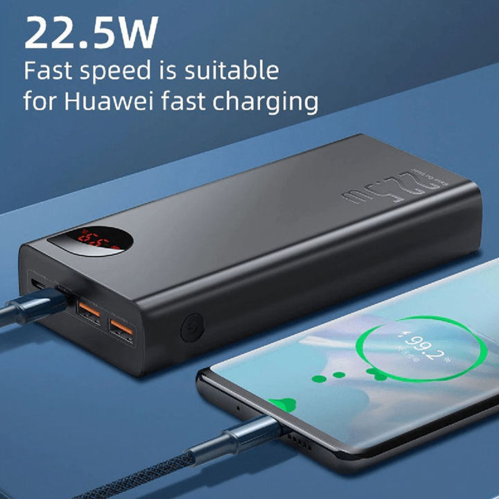 Baseus Adaman Metal Digital Display Quick Charge 22.5W 20000mAh Power Bank | Daraz.com.bd
