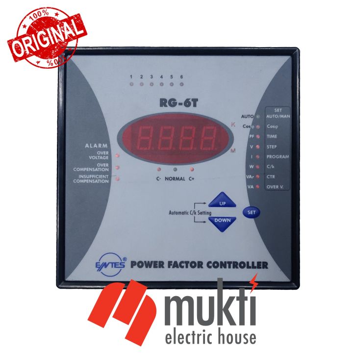 Turkey Imported ENTES RG-6T Power Factor Relay Automatic Controller Six ...