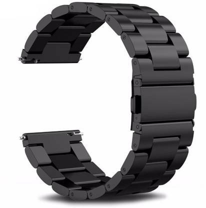 22mm Metal Stainless Steel Smartwatch Bracelet Strap Watch Band ...