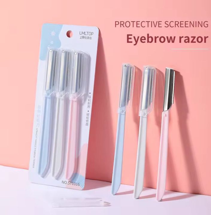 Stainless Steel Eyebrow Razor Set High Quality Face Razors Eyebrow ...