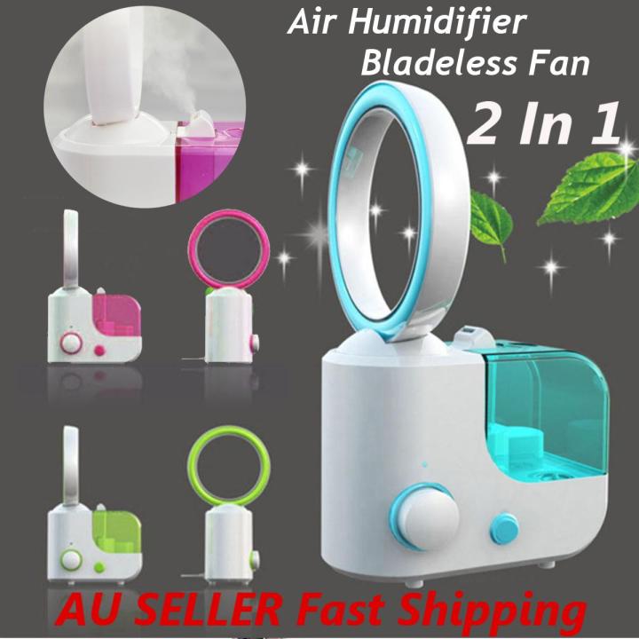 Anti-fog PM2.5 Air Humidifier Bladeless Fan Ultrasonic Appliances Mute ...