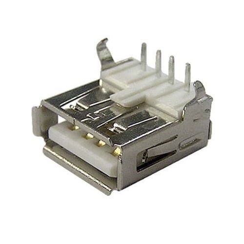 USB Female Port PCB Mount Type A USB2.0 Connector Right Angle - 6pcs ...