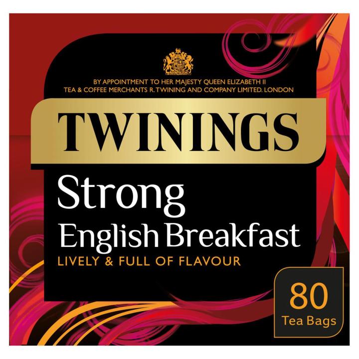 Twinings English Strong Breakfast Tea, 80 Tea Bags | Daraz.com.bd