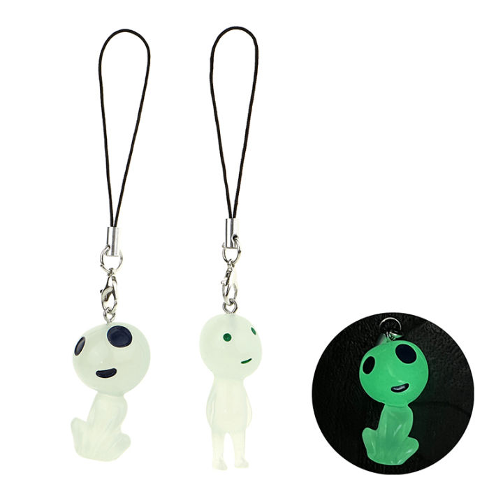 Fashion Luminous Alien Phone Lanyard Creative Resin Mobile Phone Strap ...