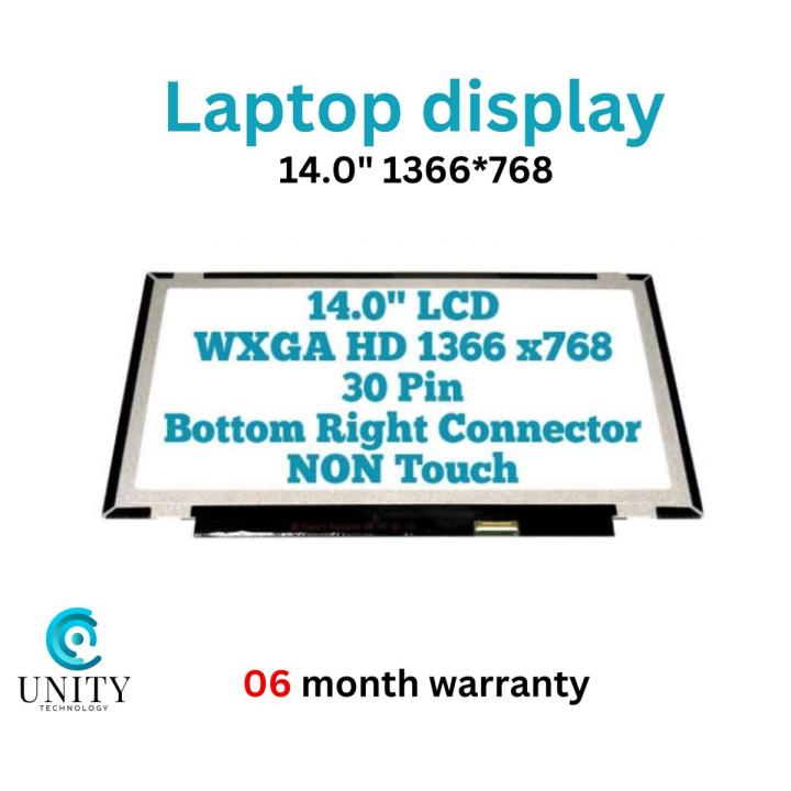 Laptop Display 14.0 Inch Slim HD 30Pin | Daraz.com.bd