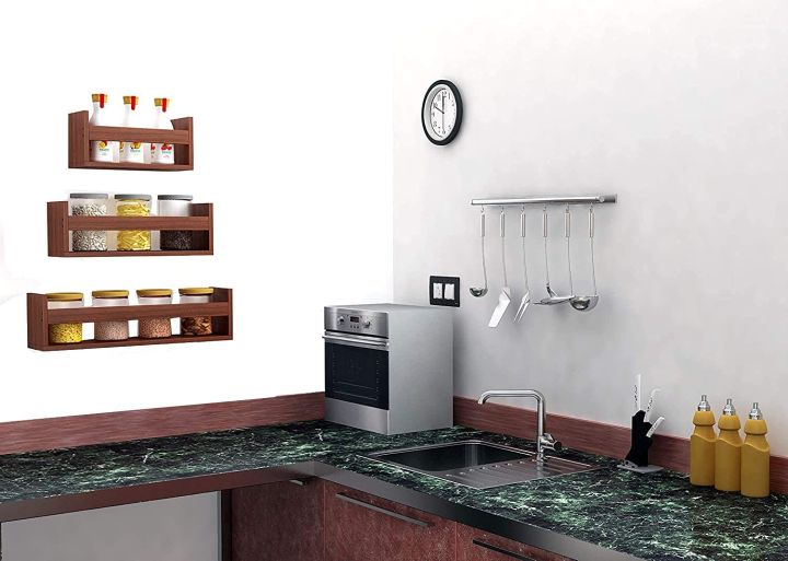 Bondhu Furniture Shelves for Kitchen / Kitchen Storage Shelf / Wall ...