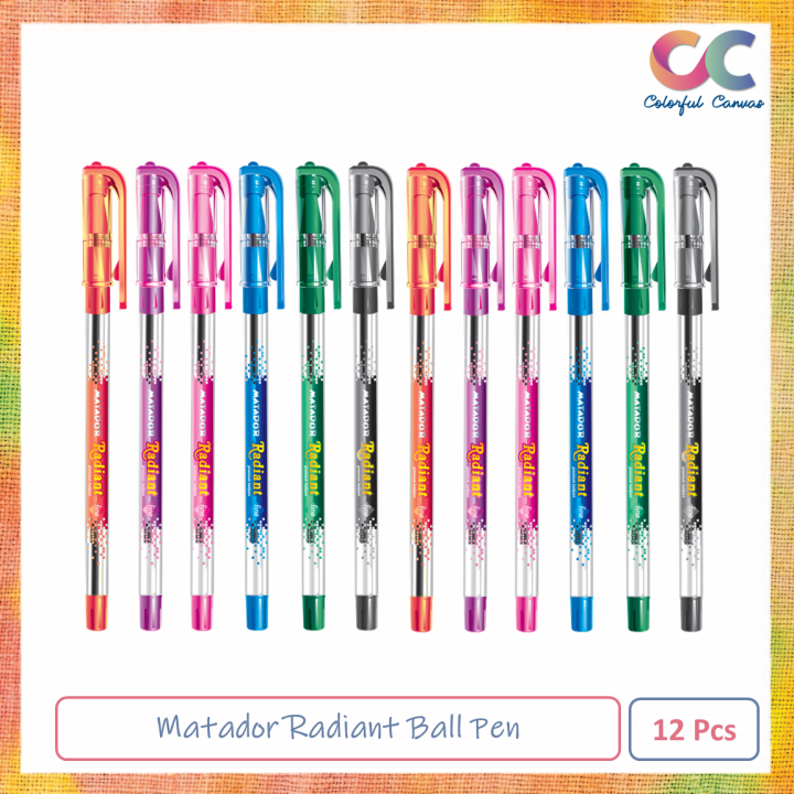 Matador Radiant Ball Pen 12 Pcs | Daraz.com.bd