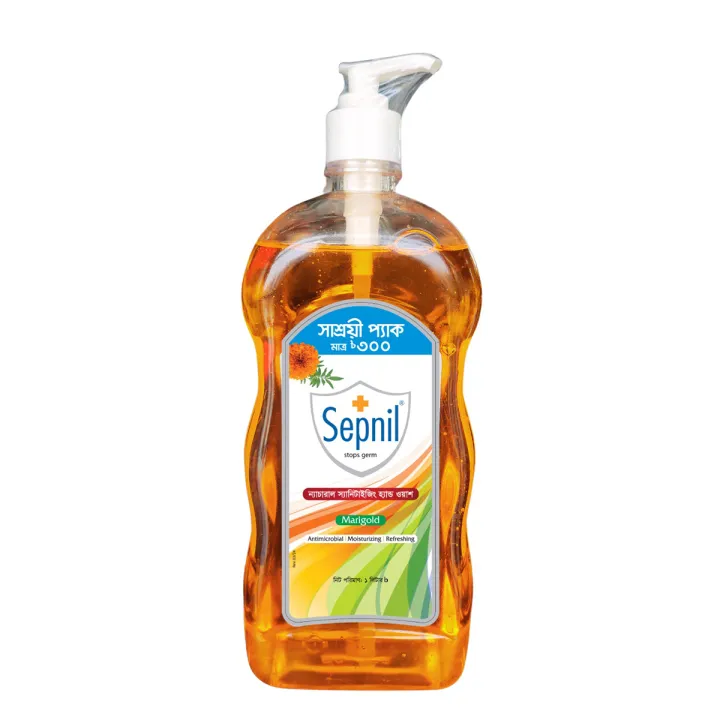 Sepnil Natural Sanitizing Handwash - Marigold 1000ml | Daraz.com.bd