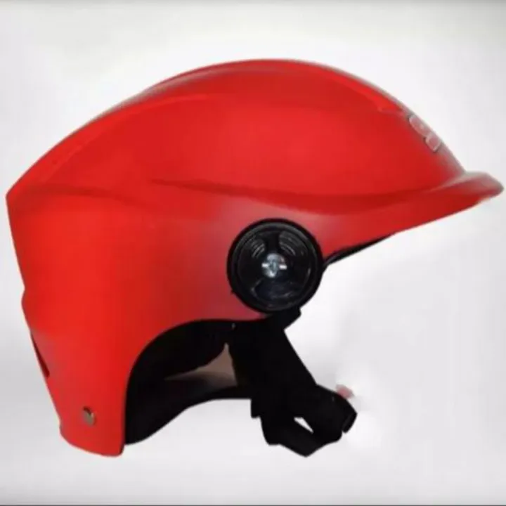 HALF FACE CAP BIKE SFM HELMET FOR MEN & WOMEN - RED | Daraz.com.bd