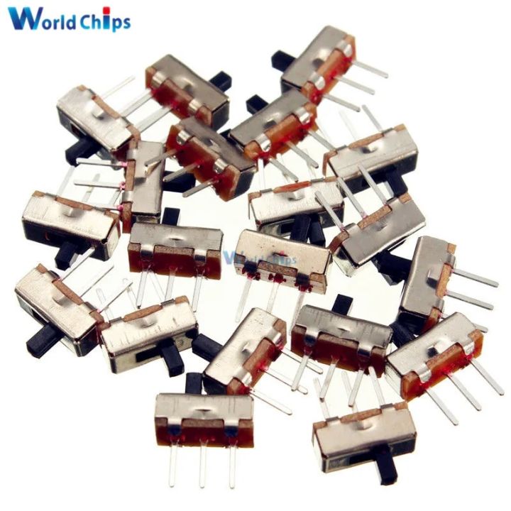 【Lejia】20Pcs Slide Switch 2 Position SPDT 1P2T 3Pin PCB Panel Toggle Switches For | Daraz.com.bd