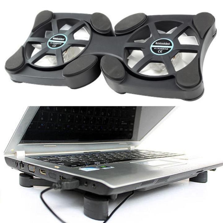 【3C VictoryEagle】14inch USB 2 Fan Laptop Radiator Cooling Pad | Daraz ...