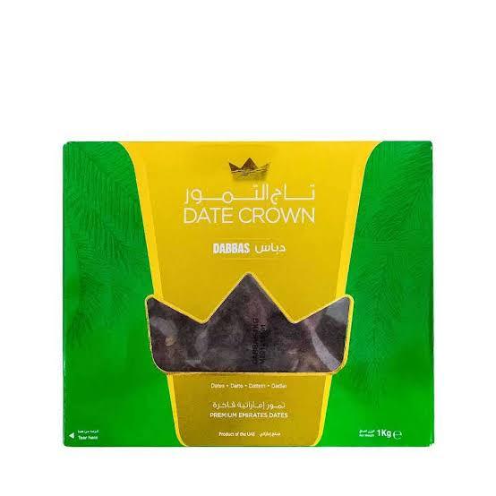 Crown Dates premium Dabbas -1kg | Daraz.com.bd