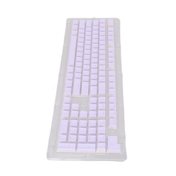 PBT Keycaps High Low Layout Double Layer 2 Color 108 Keys Mechanical ...