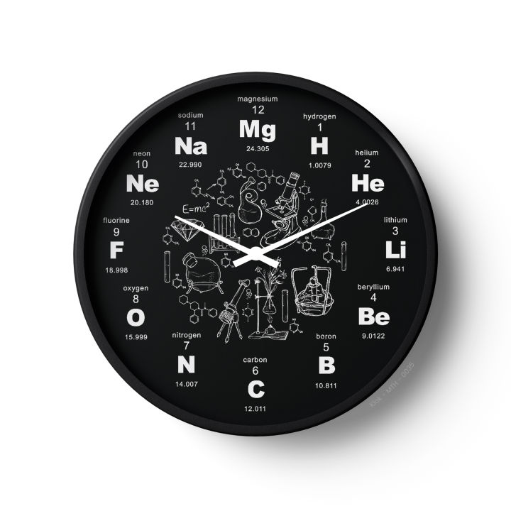 Periodic Table Wall Clock | Science Chemistry Clock for Students and ...
