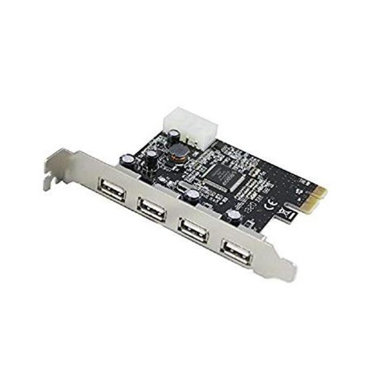 USB 3.0 Extension Card PCI-E 4 Port USB Adapter Card Component Parts ...