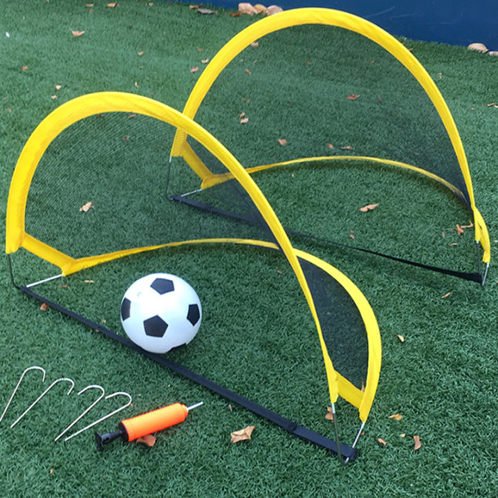 2In1 Portable Football Goal Net Soccer Folding Training Gate Net for ...
