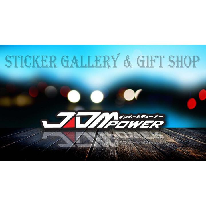 Car Mini Sticker | JDM Power |( Waterproof & Premium quality)/ Sticker ...