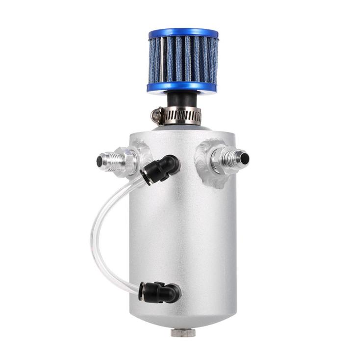 Universal Aluminum 0.5L Oil Breather Oil Catch Can with Breather Filter ...