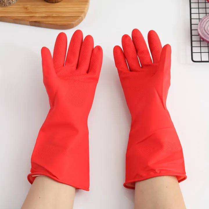 Silicone Durable and Flexible Full Hand Kitchen Gloves | Daraz.com.bd