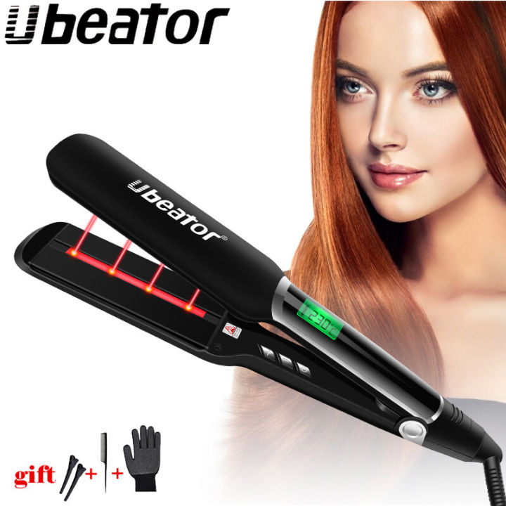 Hottest Hair Straightening Iron Ceramic Infrared Flat Iron pro Infrared ...