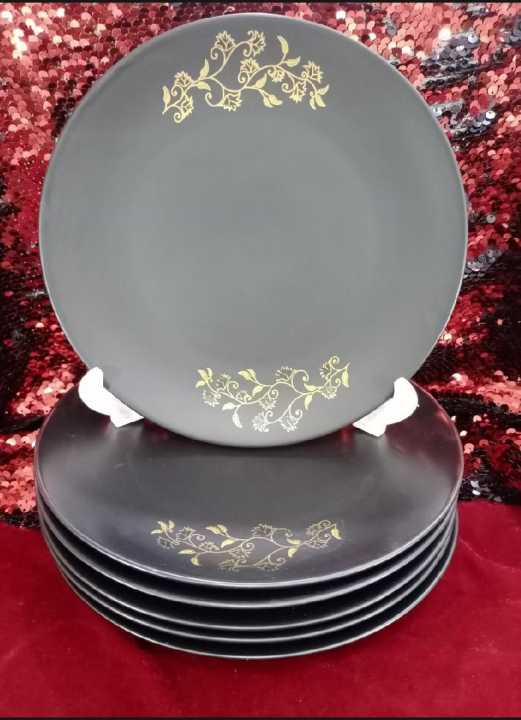 6 Pcs Exclusive Dinner half-Plate Set, Gift And Home Decoration - 6 Pcs ...