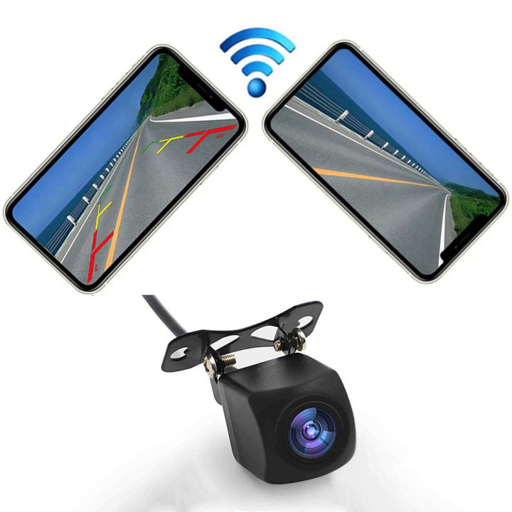Car Rear View Camera Wifi HD Night Vision Rear View Camera Wireless ...