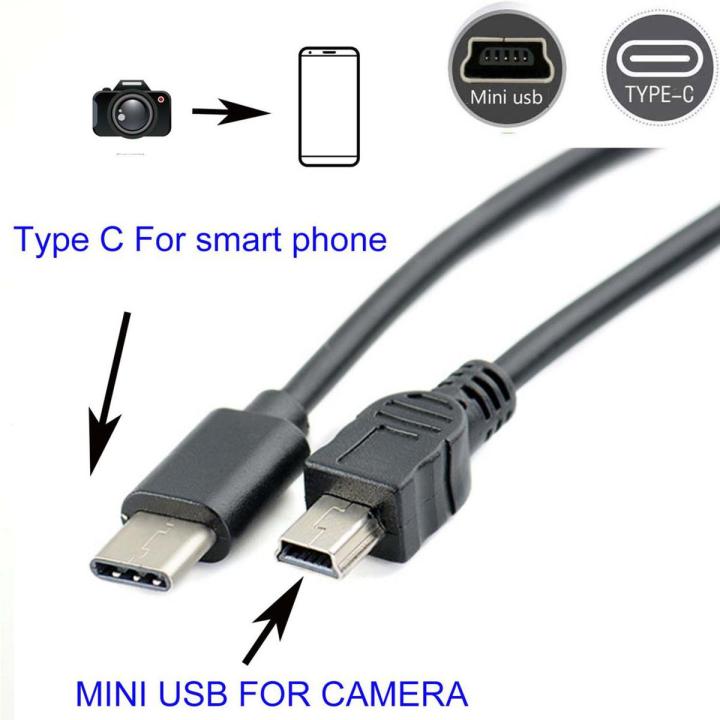 【Daily Deals】 TYPE C to mini ub OTG CABLE FOR canon EO 100D 80D 70D 5D2 ...