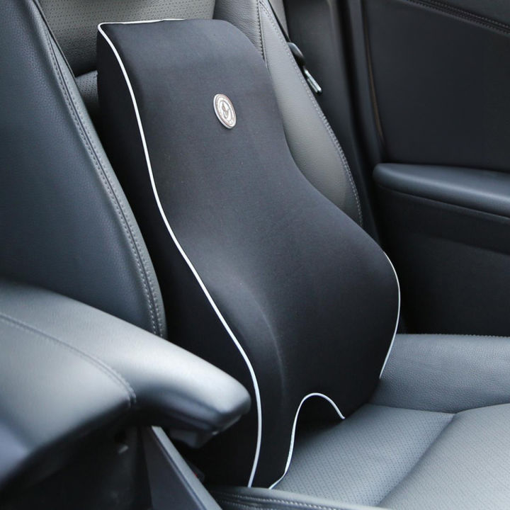 Memory Foam Lumbar Back Support Cushion - Home and Car Use | Daraz.com.bd