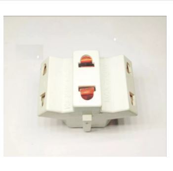 2 Pin Multi Socket 3 Way 10A 250V-Ac | Daraz.com.bd