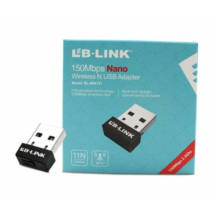 LB-Link Mini Wireless 150Mbps USB Adapter WiFi 802.11n/g 150M Network ...