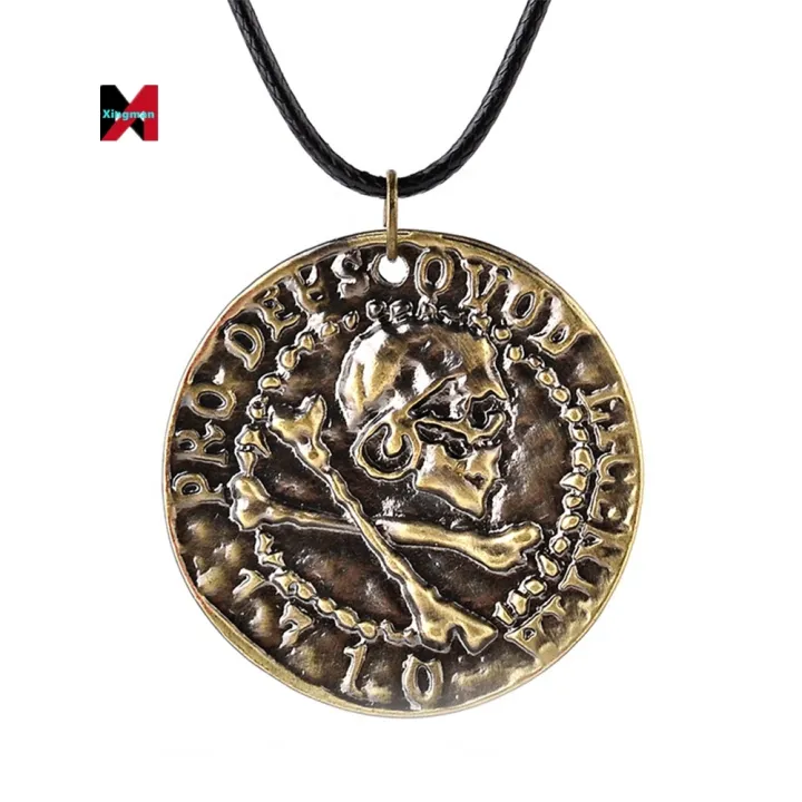 XM anime PS4 Game Uncharted 4 Keychain Men Rope Chain Necklace Jewelry ...