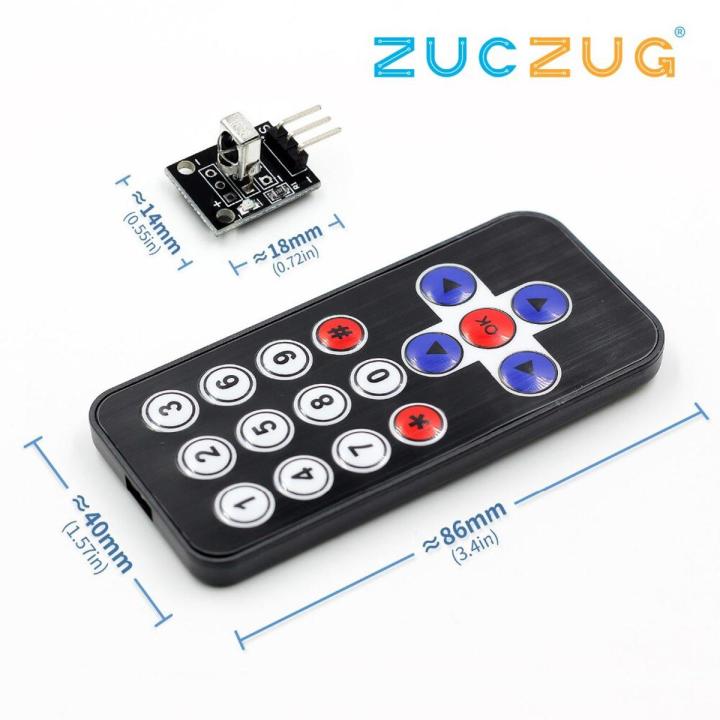 【happy one】lot Infrared IR Wireless Remote Kits DIY Kit HX1838 Arduino ...