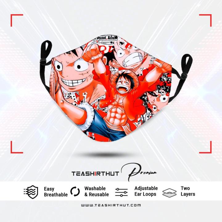 Monkey D. Luffy One Piece Anime Sublimation Fashion Facemask | Daraz.com.bd