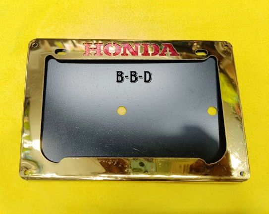 Honda New Design Motorcycle 2 part Number Plate Frame Holder | Daraz.com.bd