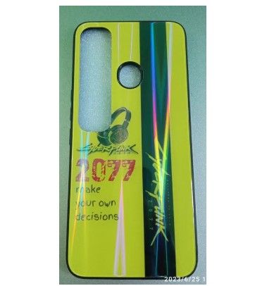 Tecno Spark 7 Pro Case Glass Hard Gradient Painted Shockproof Phone ...