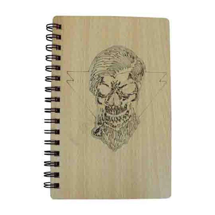 Wooden Spiral Notebook Scalp- ICWNB-32 | Daraz.com.bd