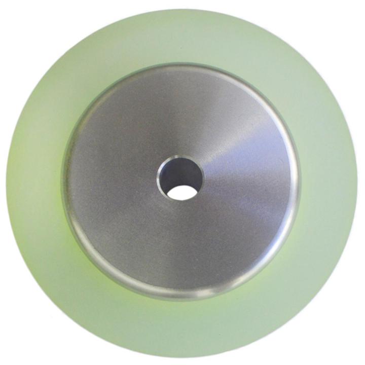 Durable 100Mm Aluminum Polyurethane Industrial Encoder Wheel Measuring ...