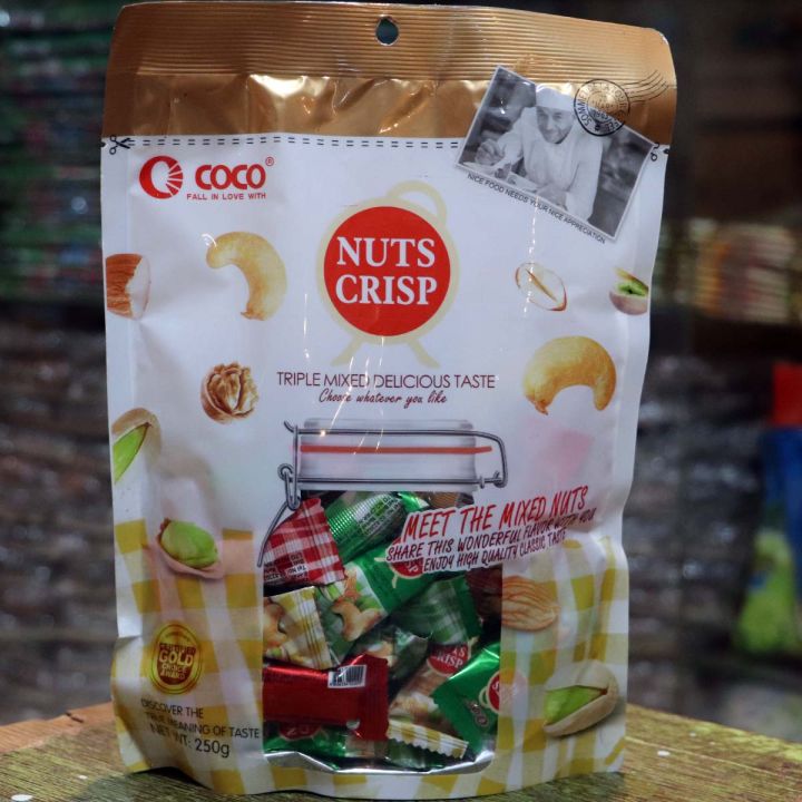 COCO Nuts Crisp Triple Mixed Delicious Taste 250g - 1pack | Daraz.com.bd