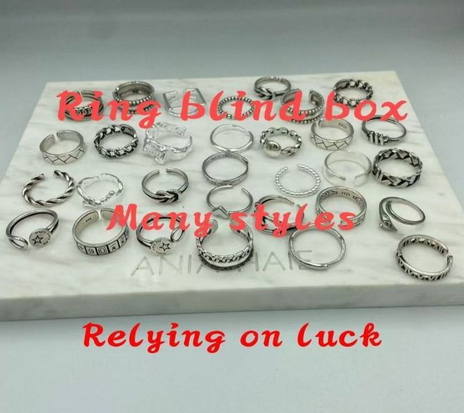 2pcs all styles random rings (Optional men's ring/women's ring ...
