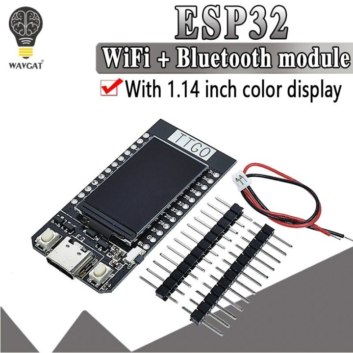 TTGO T-Display ESP32 WiFi E Bluetooth Module Development Board Para Ar duino 1.14 Polegada LCD ...