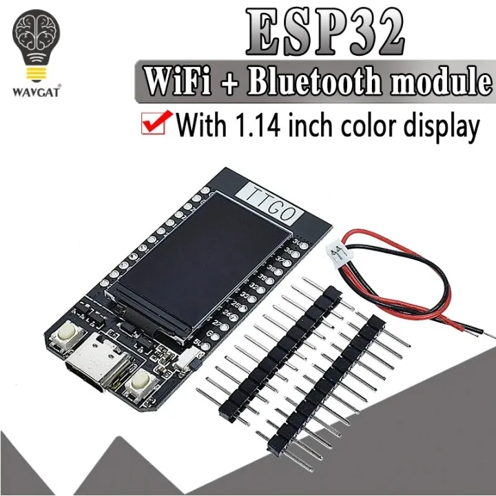 TTGO T-Display ESP32 WiFi E Bluetooth Module Development Board Para Ar duino 1.14 Polegada LCD ...