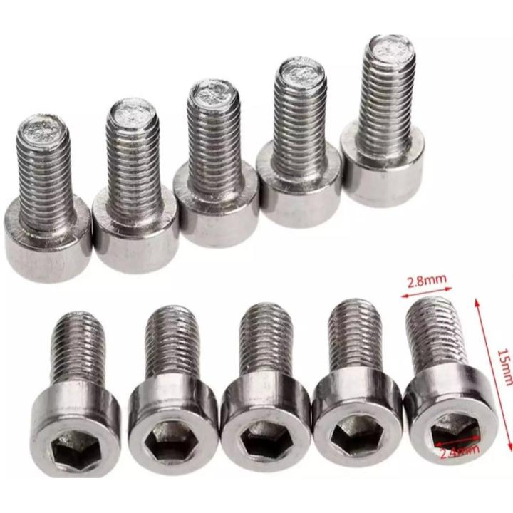Bicycle Disk screw Nuts Bolts cycle Disk Nut (6pcs) bicycle accessories ...