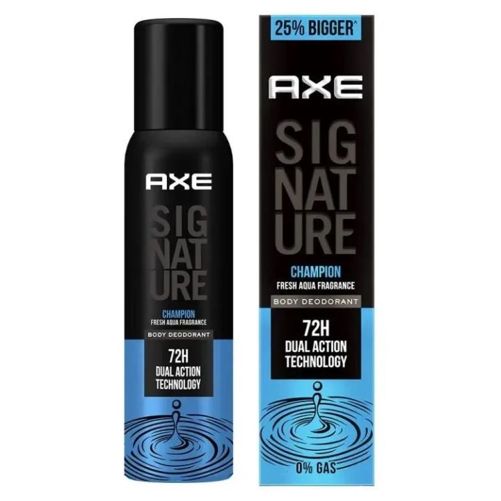Indian product Body spray AXE Signature Champion perfume spray used for ...