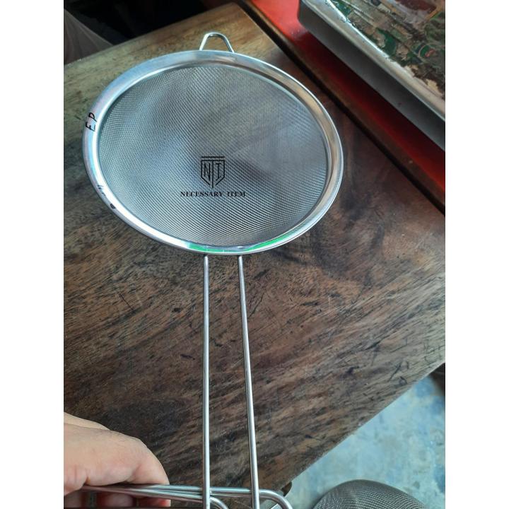 Mesh Strainer , Chakni - Stainless Steel -20cm | Daraz.com.bd